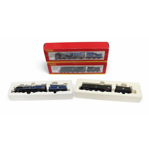 Two boxed Hornby ‘OO’ gauge Super Detail locomotives and tenders ...