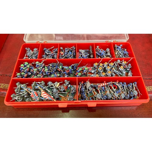 A collection of approximately one hundred and fifty (150) 15mm scale ...