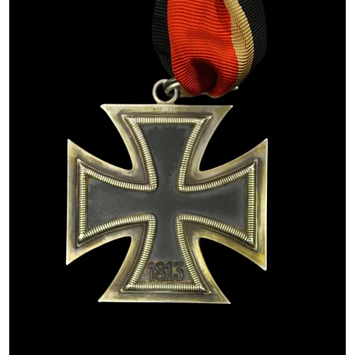 A WWII German Knights Cross of The Iron Cross with neck ribbon, ‘800 L ...