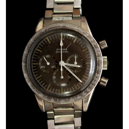 A gents stainless steel Omega Speedmaster ‘Ed White’ wristwatch ...
