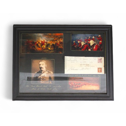 Zulu War Interest: A Victorian pay slip signed by John Rouse Merriott ...