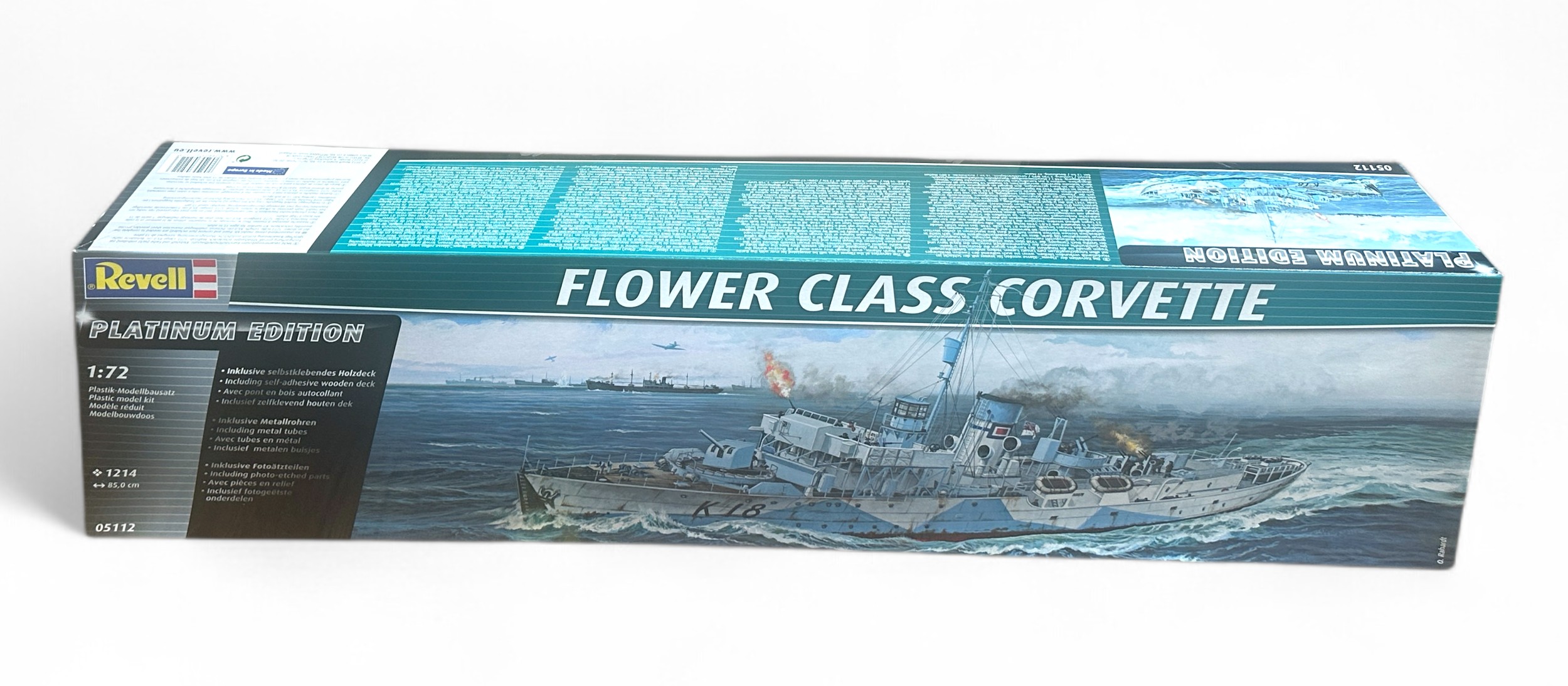 A boxed Revell 1:72 scale Platinum Edition Flower Class Corvette ...