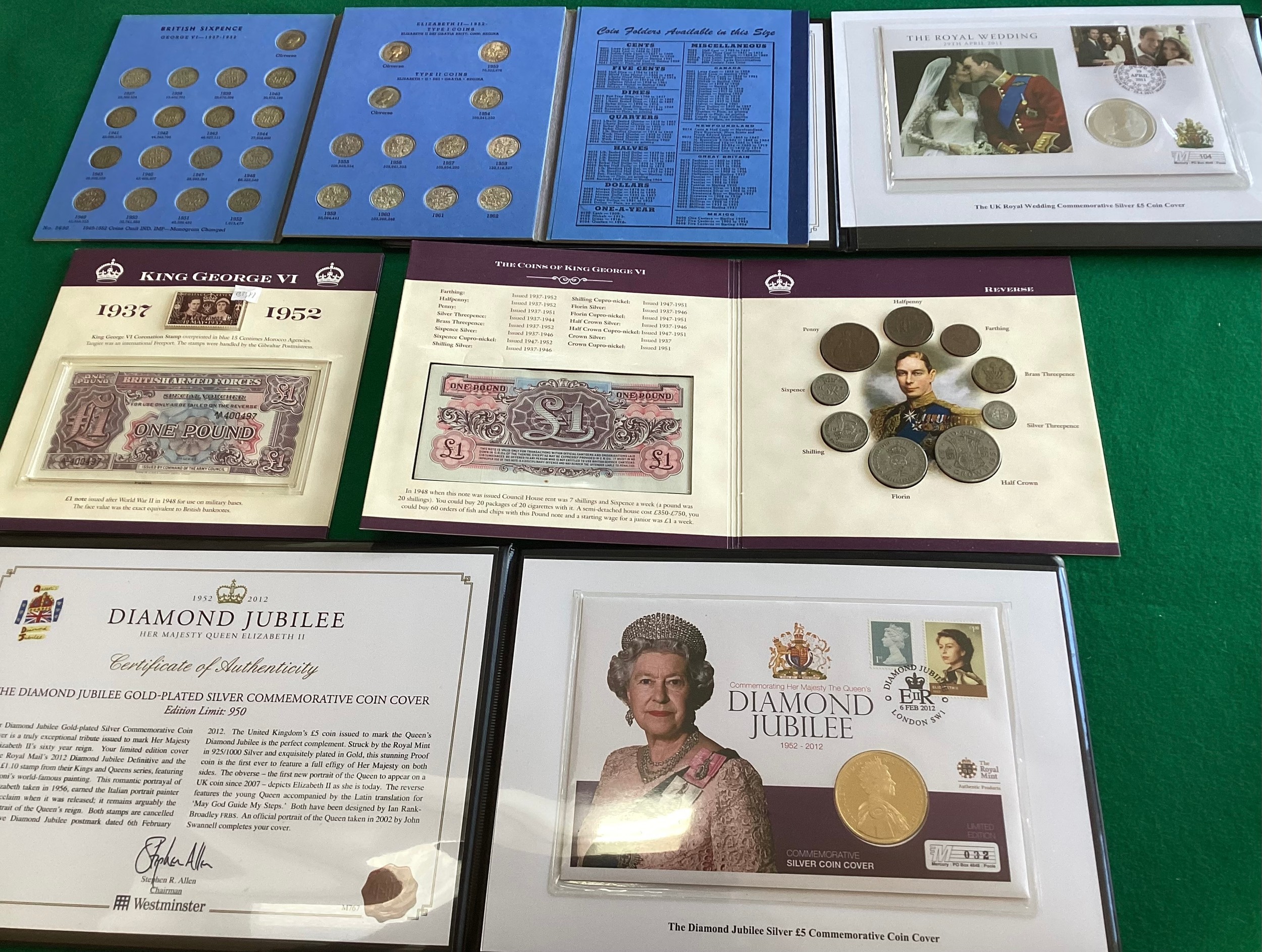 Various modern and pre-decimal British coins, including 35 ...