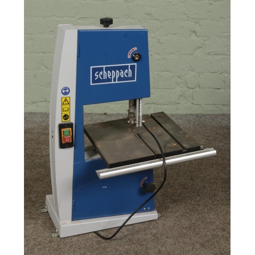 A Scheppach Basa 1 tabletop band saw.