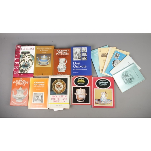 A collection of reference books for ceramics and porcelain mostly of ...