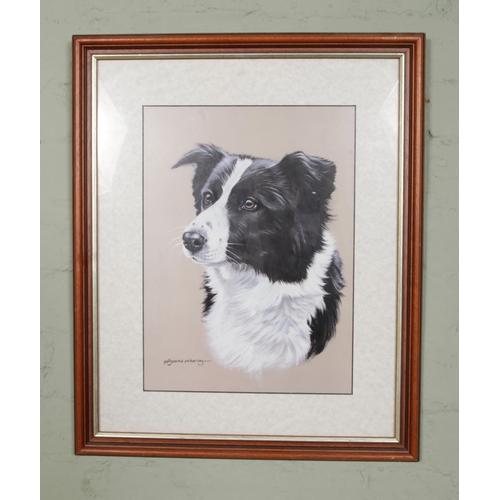 Pollyanna Pickering (1942-2018) framed print depicting portrait of a ...