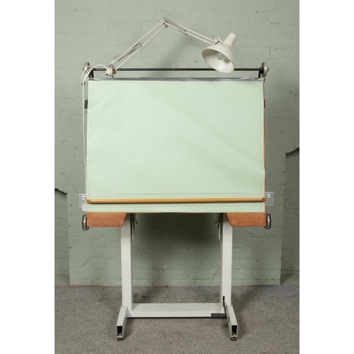 A large Bieffe artists/architects floor standing drawing board with ...