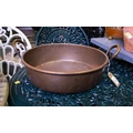 COPPER PRESERVING PAN 37CM DIAM