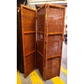 WICKER 3 FOLD SCREEN