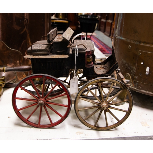 MINIATURE STAGE COACH & STEAM ENGINE