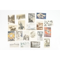 A Collection of Nazi Third Reich postcards to include Hitler and youth ...