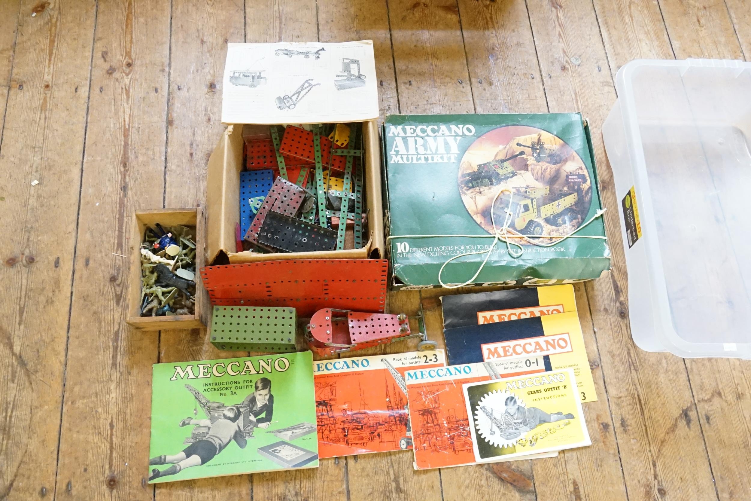 A Boxed Meccano "Army Multikit Set" in the Original Box, a collection ...
