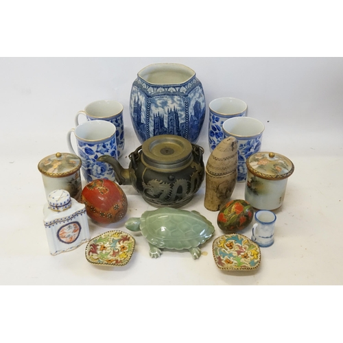 Ex Collection of Rev. John Gage Waller. An Swatow Pewter Covered Tea ...