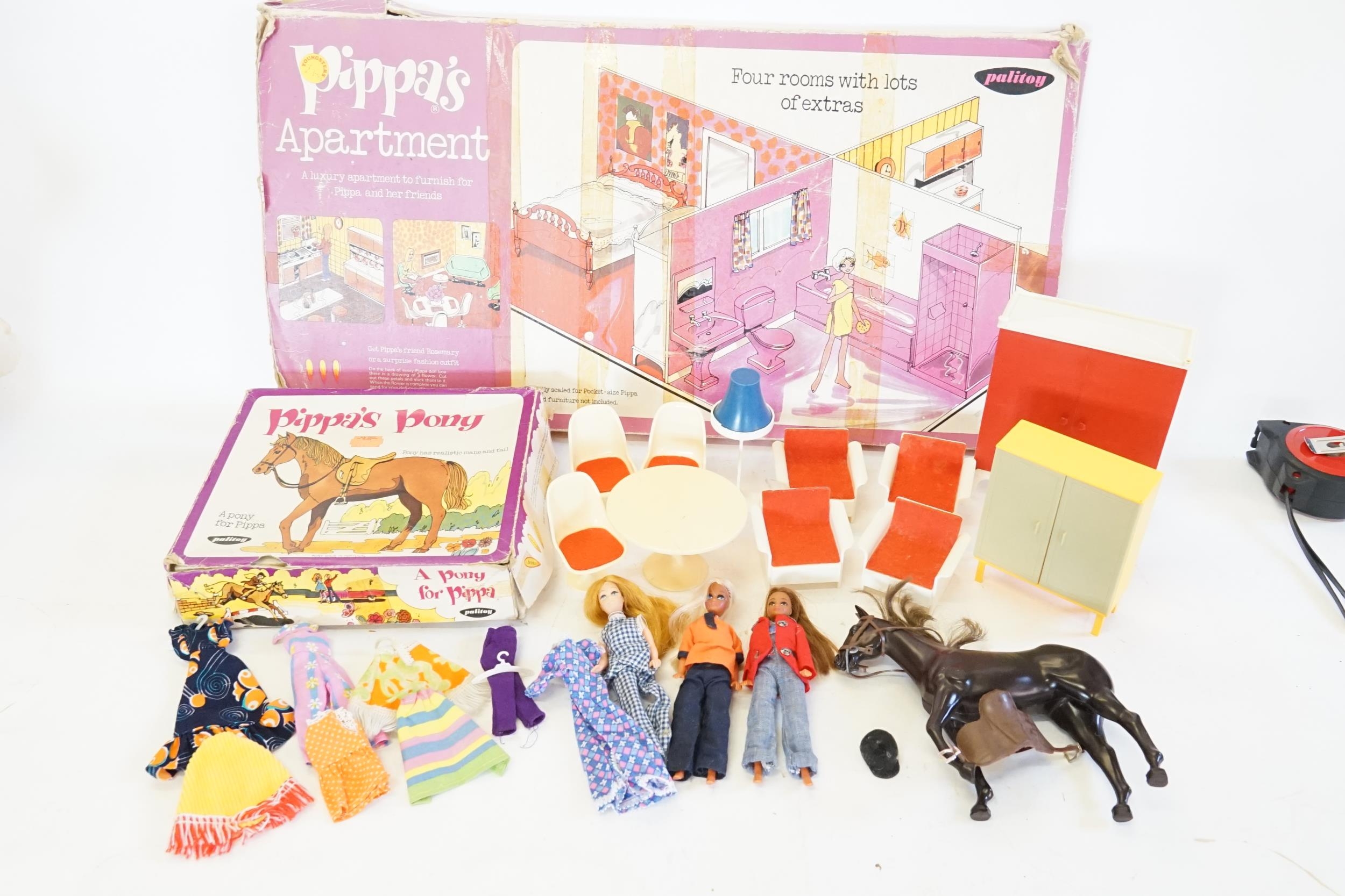 A Collection of Vintage "Pippa" to include Three Dolls, Pippa's Pony ...