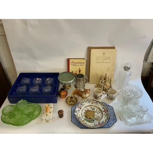 A Collection of Collectables to include Two Art Deco Dressing Table ...