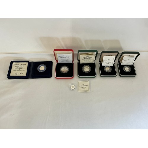 A Collection of Piedfort Coins to include a Royal Mint 20p, £2 1994 ...