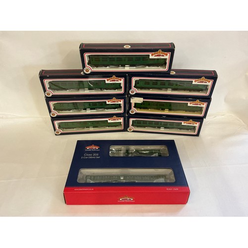 A Collection of 7 x Boxed Bachmann Southern Region Coaches along with a ...