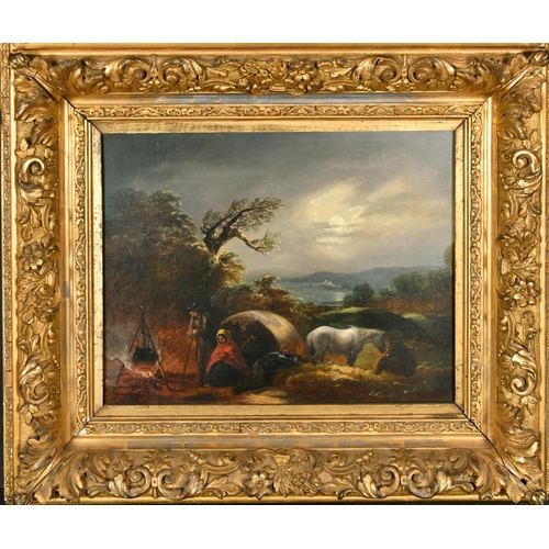 Circle of Thomas Barker of Bath (1769-1847) British. An Encampment with ...