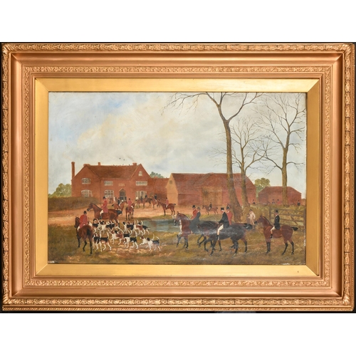 Sylvester Martin (1838-1906) British. The Meet, Oil on Canvas, Signed ...