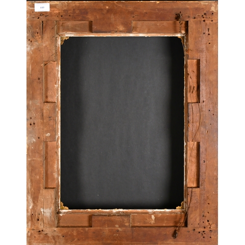 19th Century English School. A Gilt Composition Frame, with swept ...