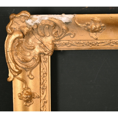 19th Century English School. A Gilt Composition Frame, with swept ...