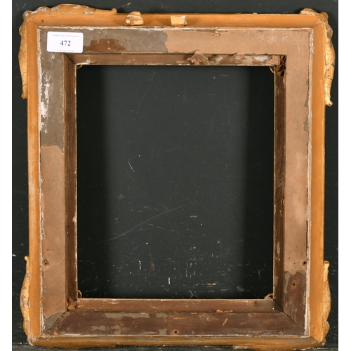 19th Century English School. A Gilt Composition Frame, with swept ...