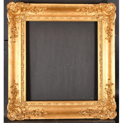 19th Century English School. A Gilt Composition Frame, with swept ...