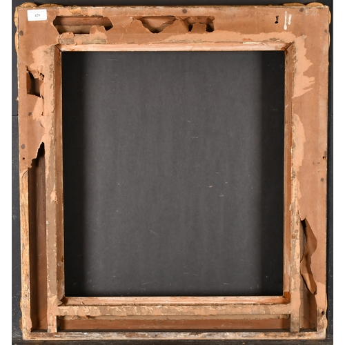 19th Century English School. A Gilt Composition Frame, with swept ...