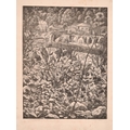Wilhelm Heise (1892-1965) German. "Glockenblume", Engraving, Signed and ...