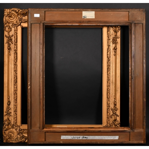 19th Century English School. A Pair of Painted Composition Frames with ...
