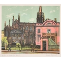 Rupert Shephard (1909-1992) British. "A Paddington Church", Lithograph ...