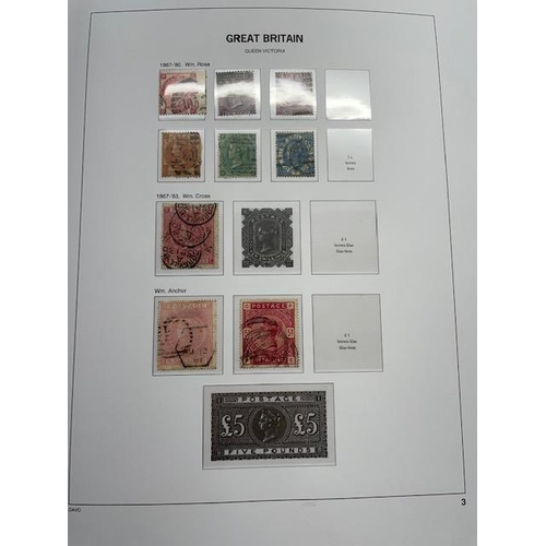 DAVO HINGELESS album containing an 1840 - 1970 mostly used collection ...