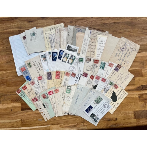 COVERS 1900 - WW2 all world collection of postal history and postcards ...