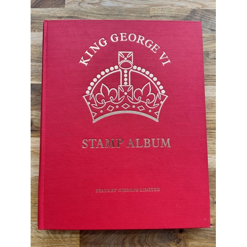 KG6 CROWN album boxed in very good condition containing a fairly sparse ...