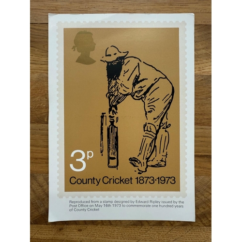 PHQ CARDS 1973 3p Cricket unused, decent. SG 918. Cat £35.