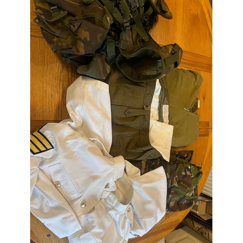 British army uniform items camouflage webbing etc