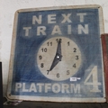 NEXT TRAIN CLOCK SIGN (30x25)