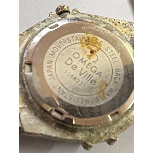 VINTAGE OMEGA DEVILLE CONSTELLATION WATCH(WATER DAMAGED)