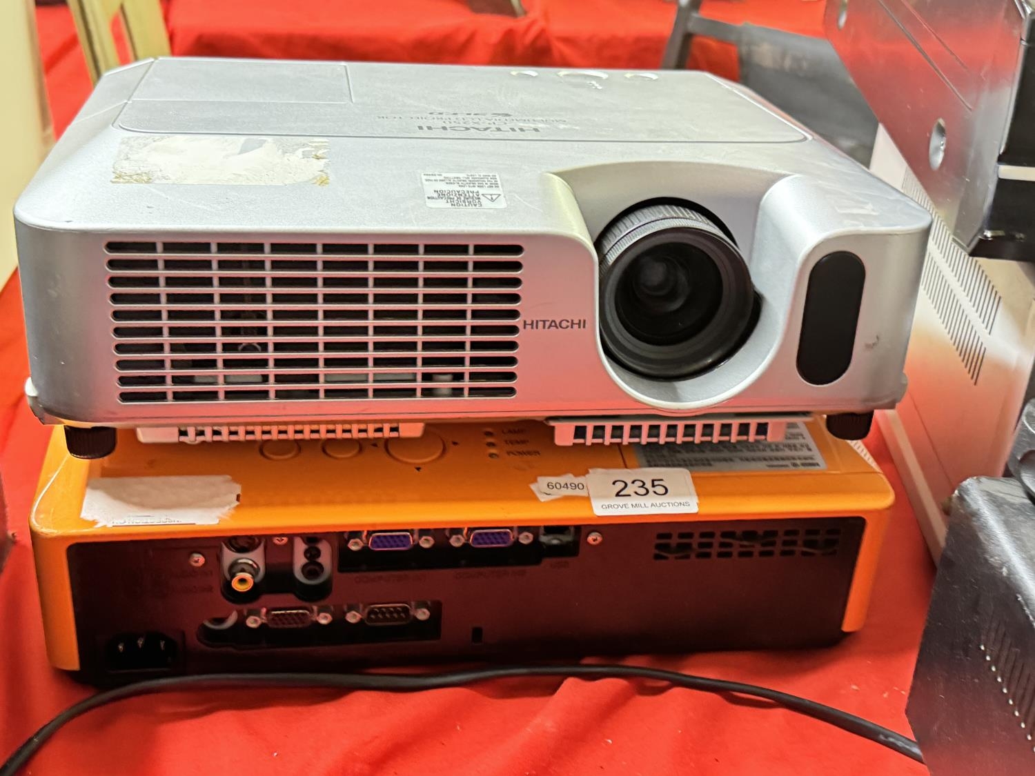 2 HITACHI PROJECTORS(A/F)