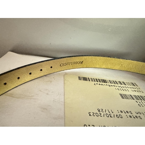 6 PRADA X AMERICAN EXPRESS AMEX CENTURION BLACK LEATHER WEARABLE BRACELET