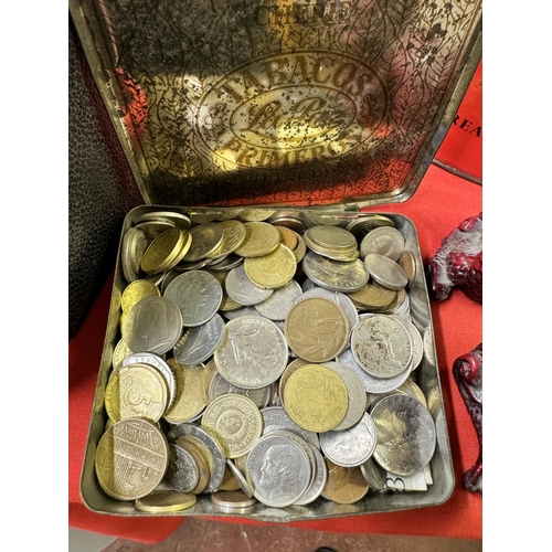 TIN OF COINS