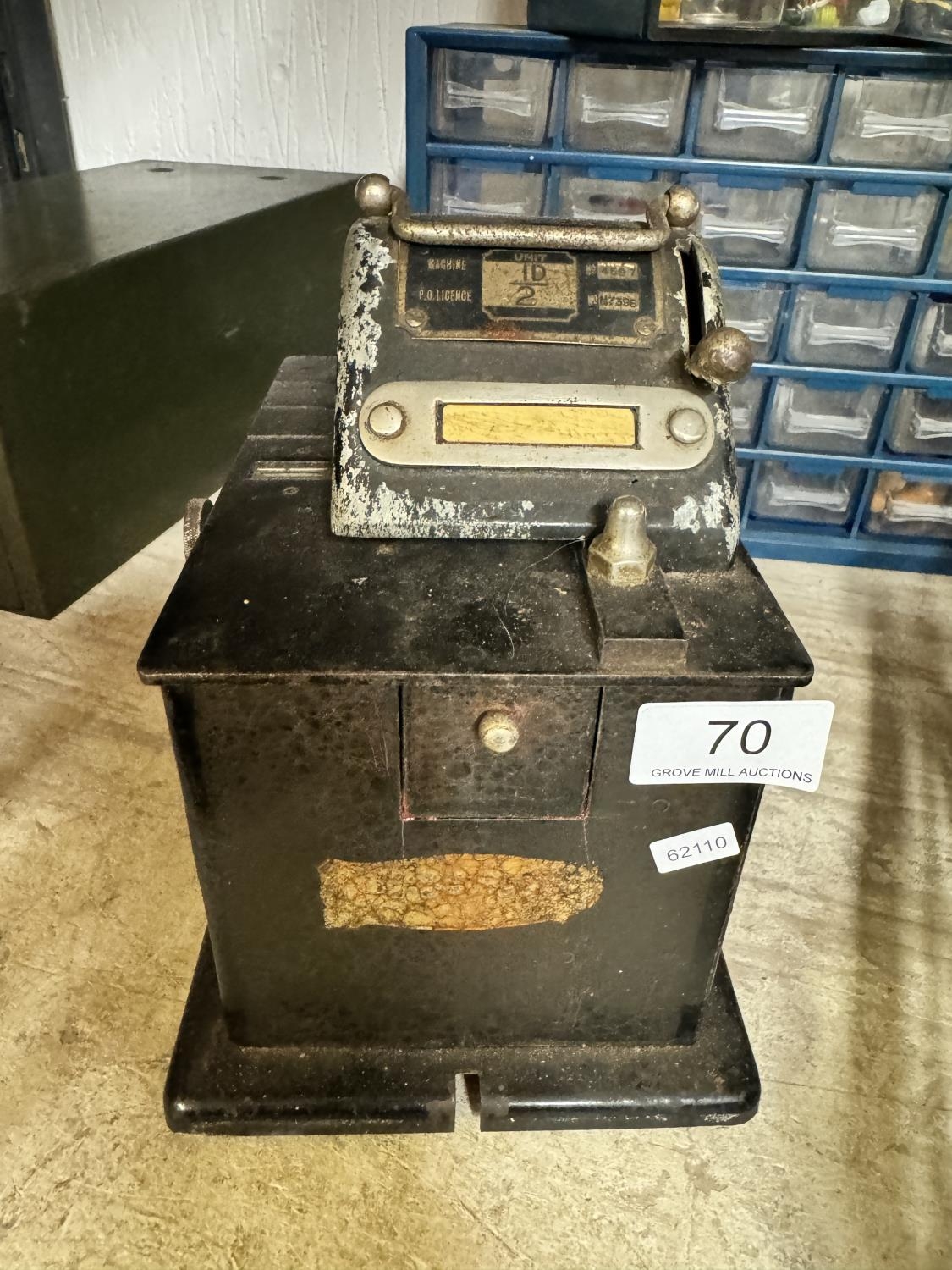 VINTAGE POSTMASTER'S TICKET MACHINE