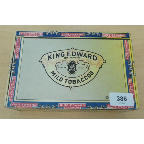 Cigars, a box of twenty-six Punch and eight loose King Edwards