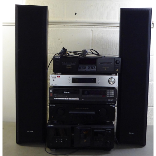 Sony audio equipment: to include a stacking system, featuring a Mega ...
