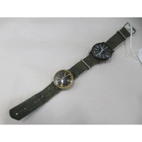 A Vietnam Timex Quartz Navigation watch, faced by a 24 hour Arabic dial ...