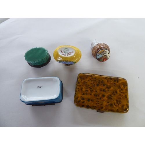 China, enamel and other trinket boxes with examples by Limoges