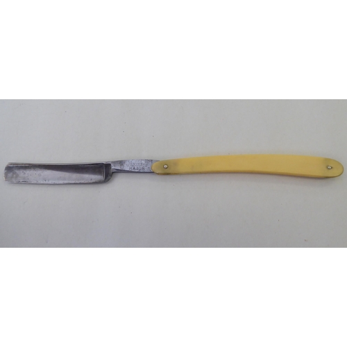 A set of late Victorian Wilkinson cutthroat razors, on resin handles boxed