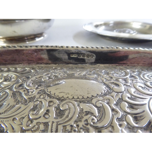 Silver collectables: to include an Armada style dish Birmingham marks 4 ...