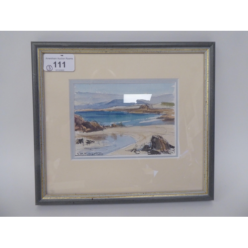 Sheila Macleod Robertson - three British coastal views, viz. Isle of ...