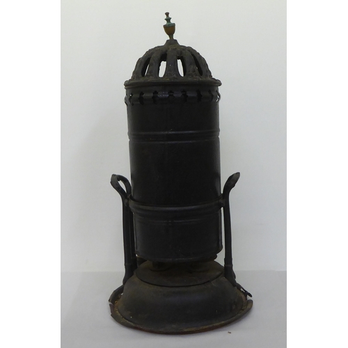 A vintage Wright & Butler of Birmingham cast black painted metal ...